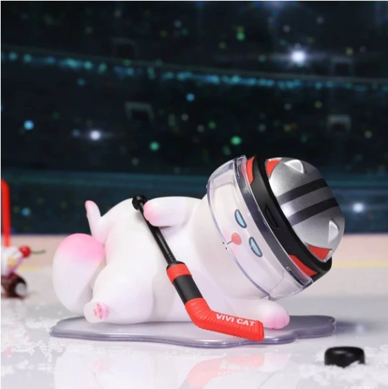 Popmart Vivicat Helmet - Ice Hockey Helmet, Hobbies & Toys, Toys ...