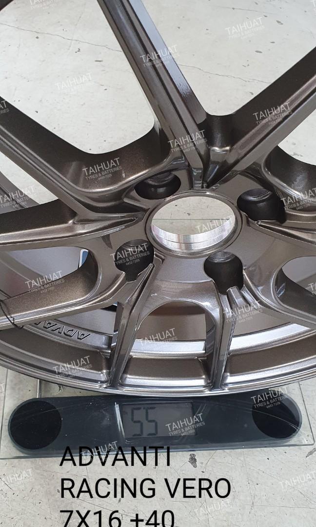 15" ADVANTI RACING VERO 4X100 LIGHT WEIGHT RIMS, Car Accessories, Tyres ...