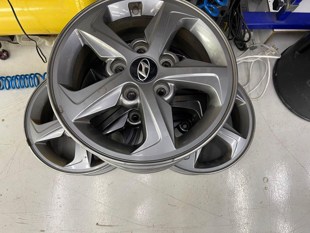 15” Original Rim - 4 pieces Hyundai, Car Accessories, Tyres & Rims on ...