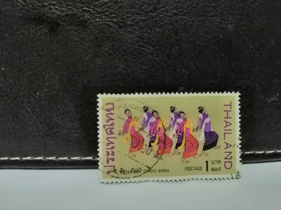 1969 Thailand Stamp Candle Dance Dancers, Hobbies & Toys, Collectibles ...