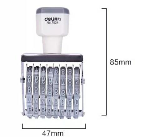 8-digit Number Stamp Word Height 5mm Small Number Date Price Stamp 8 ...