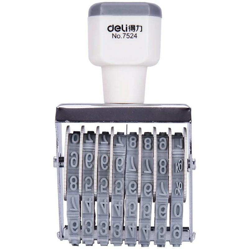 8-digit Number Stamp Word Height 5mm Small Number Date Price Stamp 8 ...