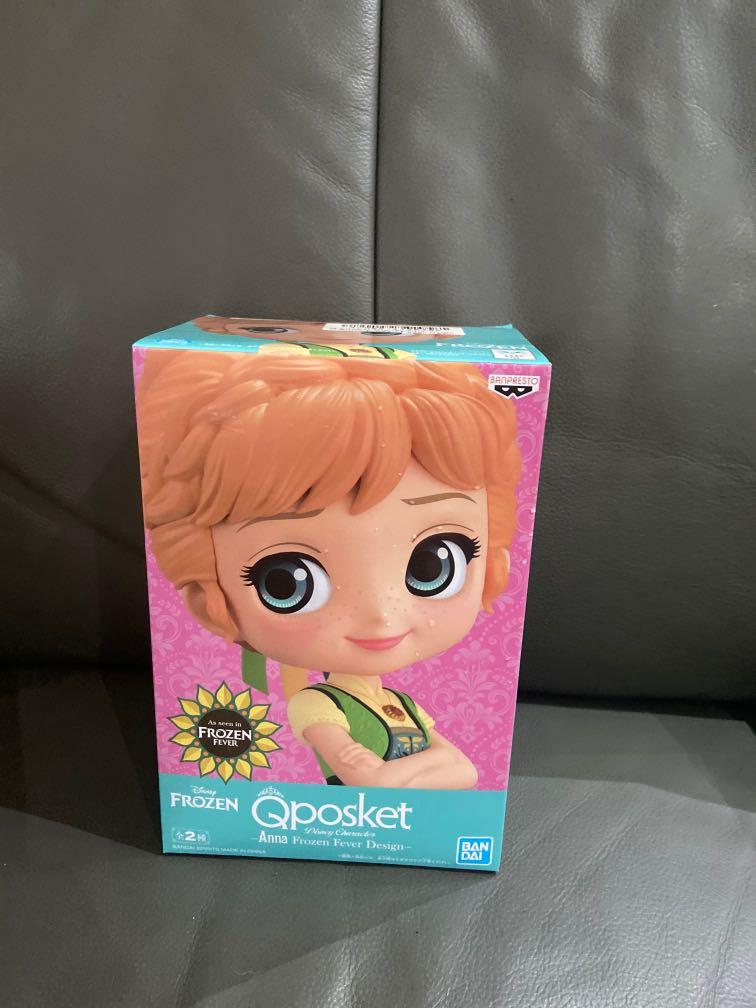 日版 靚盒 Frozen Q posket Anna 款, 興趣及遊戲, 玩具 & 遊戲類 - Carousell