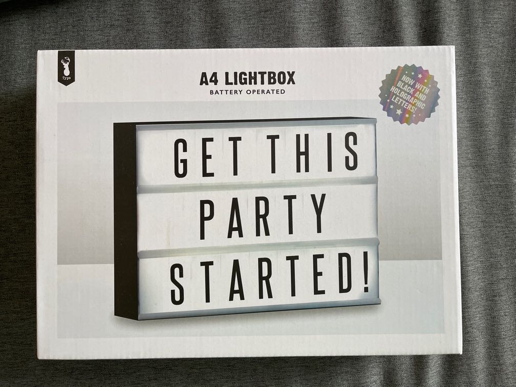A4 Lightbox - Battery Operated, Furniture & Home Living, Lighting ...