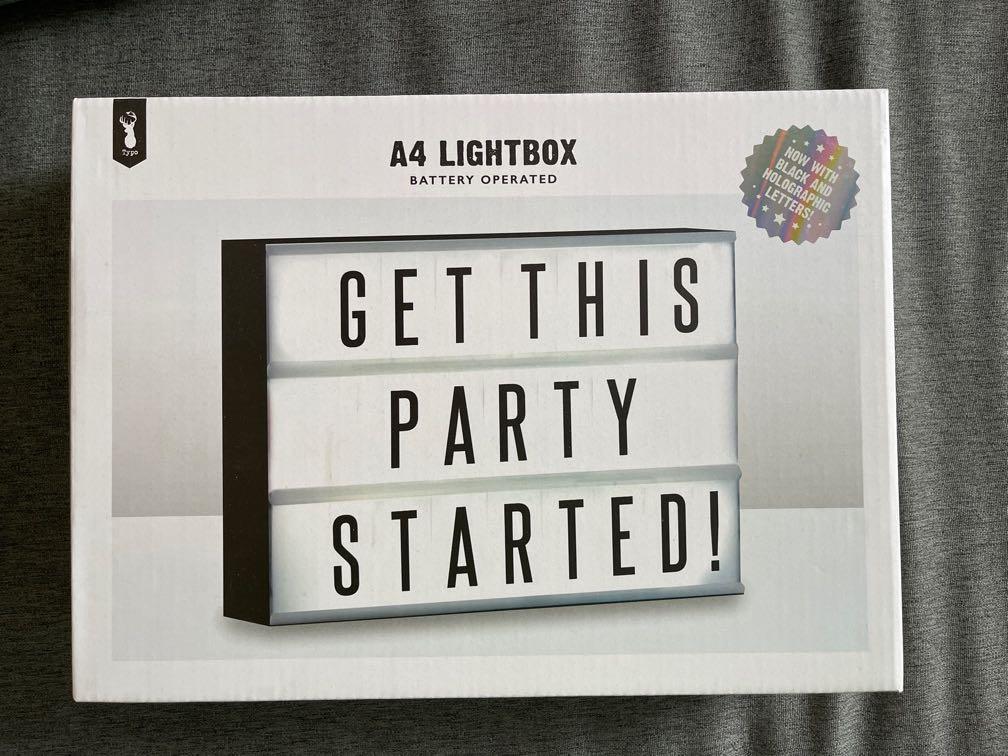 A4 Lightbox - Battery Operated, Furniture & Home Living, Lighting ...