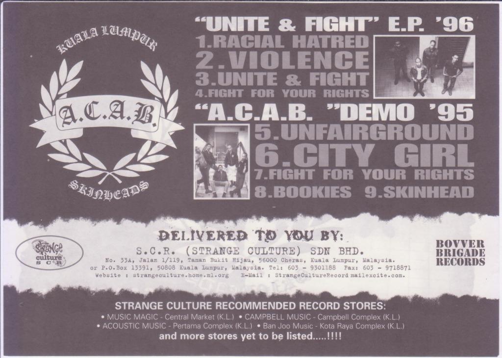 A.C.A.B Vintage Flyers 90's., Hobbies & Toys, Collectibles ...