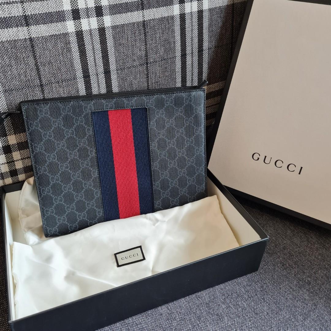 (With receipt to prove authenticity) Gucci pouch, Luxury, Bags ...