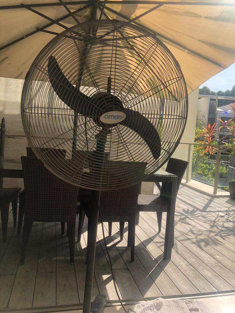 Big Size Outdoor Standing Fan, Furniture & Home Living, Lighting & Fans ...
