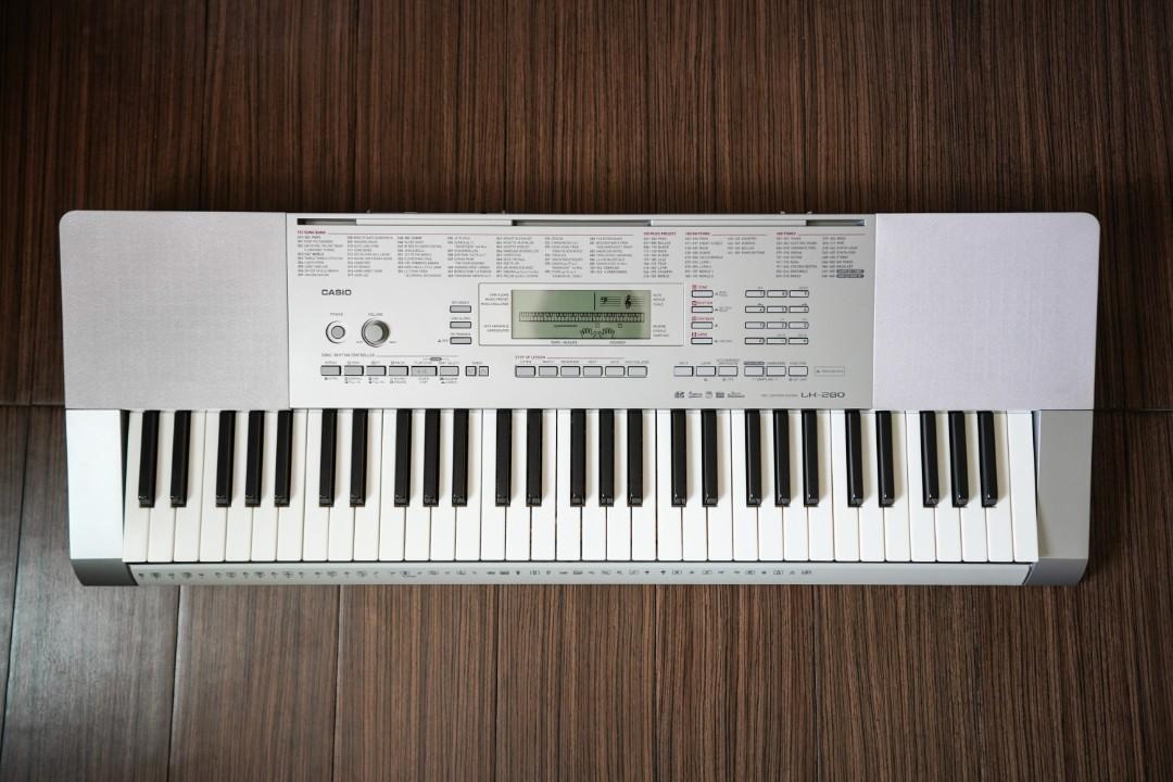Casio LK-280 Keyboard with Key Lighting System (w/stand), Hobbies ...