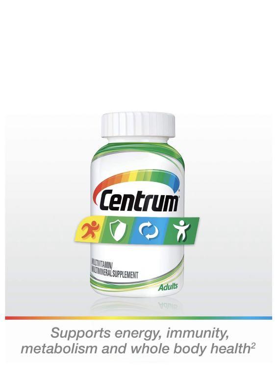 Centrum Adult (under 50 years old) Multivitamin/Multimineral Supplement ...