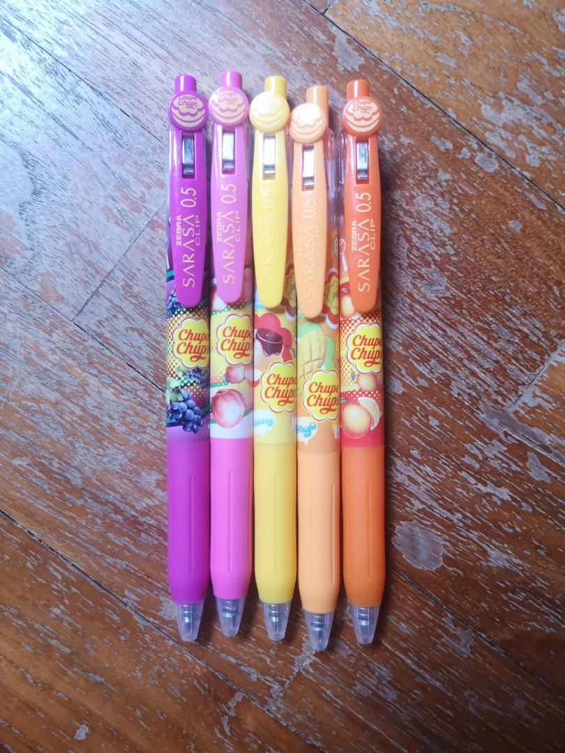 chupa chups sarasa pens (limited edition!), Hobbies & Toys, Stationery ...