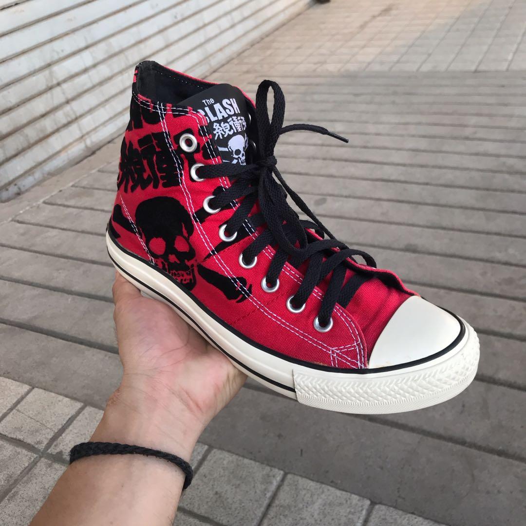 Converse High x The Clash, Men's Fashion, Footwear, Sneakers on Carousell