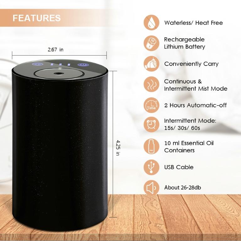 Diffuser Nebulizer mirror diffuser, Furniture & Home Living, Home ...