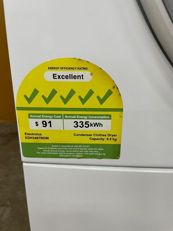 Kiv Simone - Electrolux dryer 9kg $398, TV & Home Appliances, Washing ...