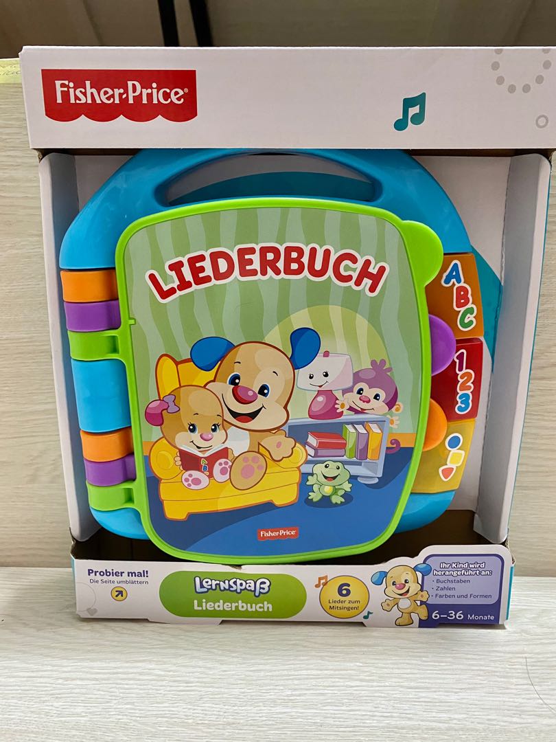 Fisher Price-learning fun songbook, 興趣及遊戲, 玩具 & 遊戲類 - Carousell