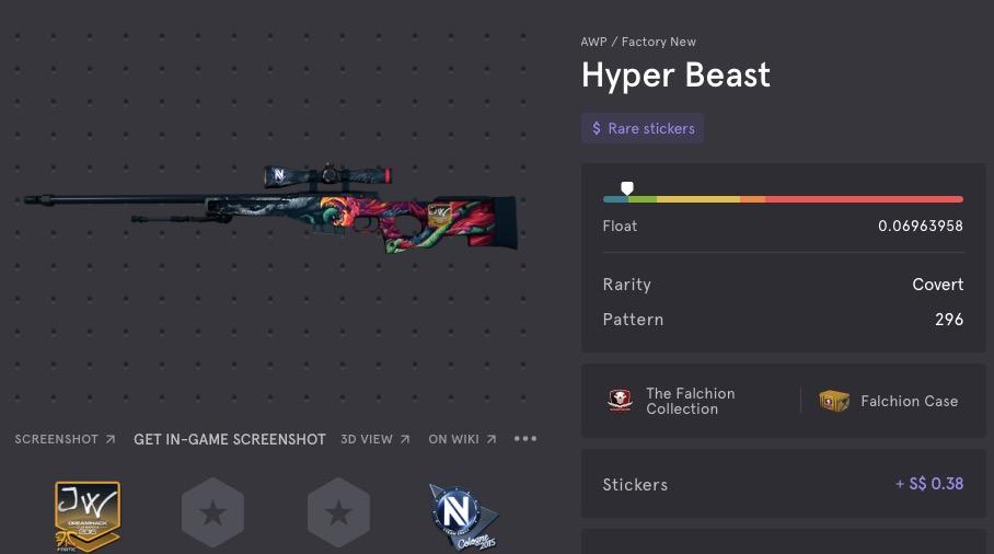 [FN] AWP Hyper Beast, Video Gaming, Gaming Accessories, Game Gift Cards ...