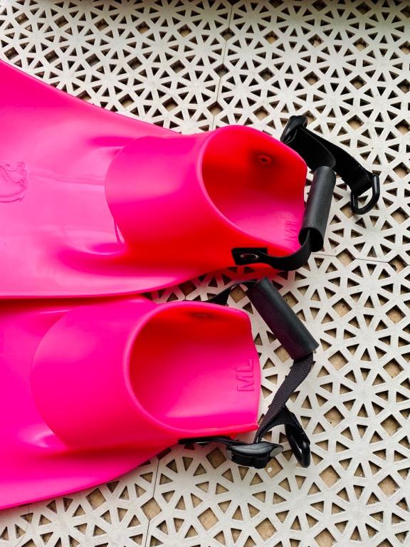 Force Fins - Hot Neon Pink !!! Scuba Diving Fins, Sports Equipment ...