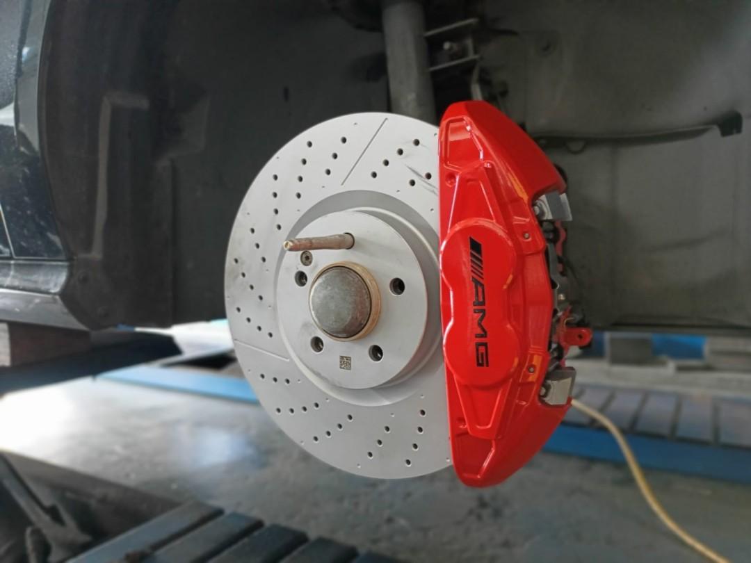 10th Anniversary Promo sales 💯💯💯 Genuine Mercedes A45 AMG 4POT Brake ...