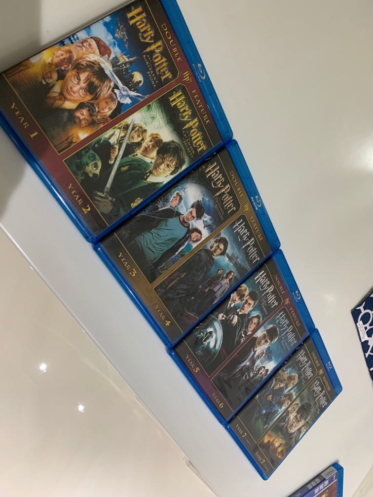 Harry Potter complete set. 8 Blu-ray Discs, Hobbies & Toys, Music ...