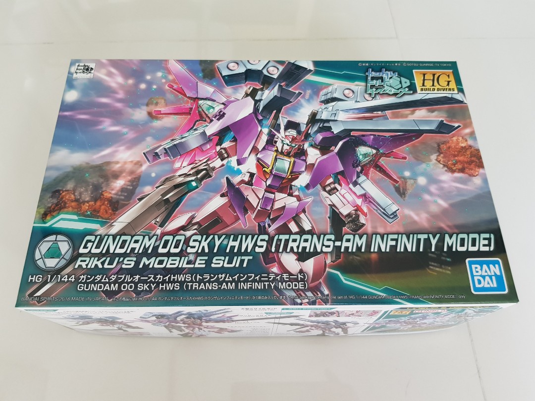 HG Gundam 00 SKY HWS (Trans-Am Infinity Mode), Hobbies & Toys, Toys ...