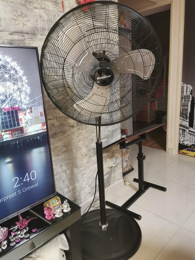 Homelux Industrial Fan (60cm Diameter), Furniture & Home Living ...