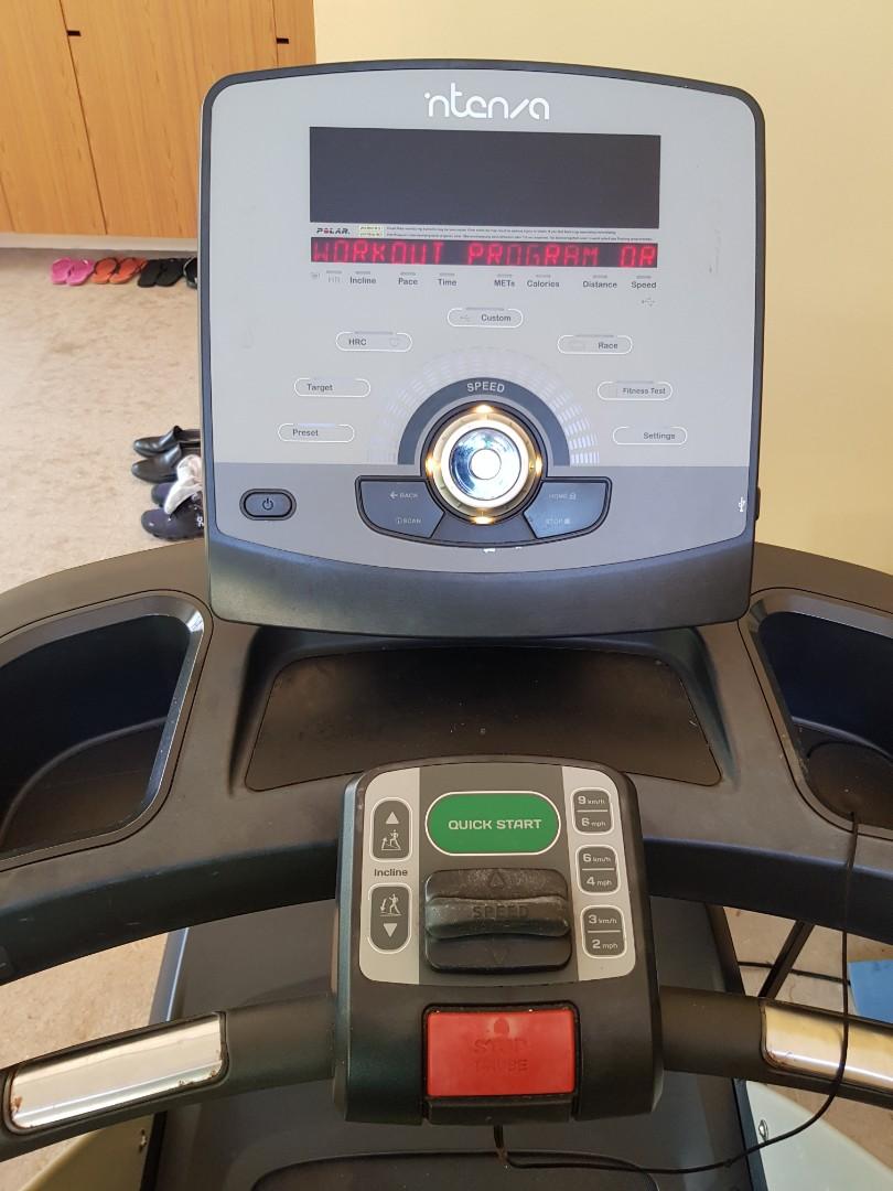 Intenza 550ti treadmill, Sports Equipment, Exercise & Fitness, Cardio ...