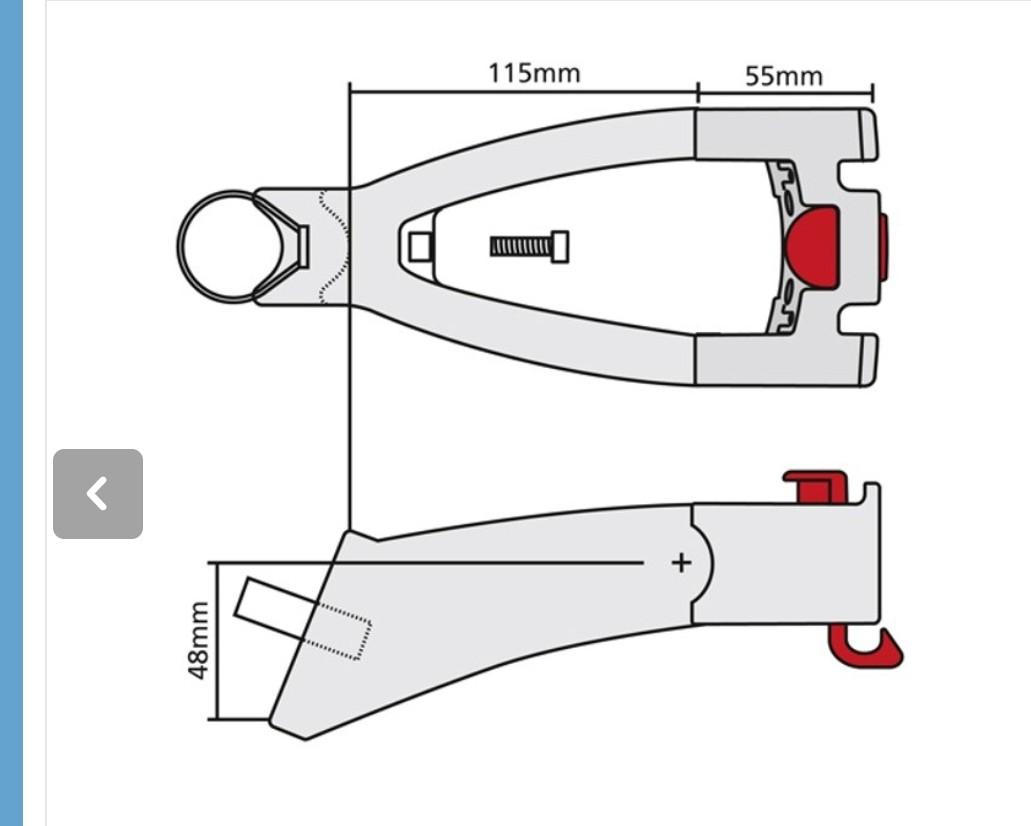 Klickfix Extender Bracket Adapter, Sports Equipment, Bicycles & Parts ...