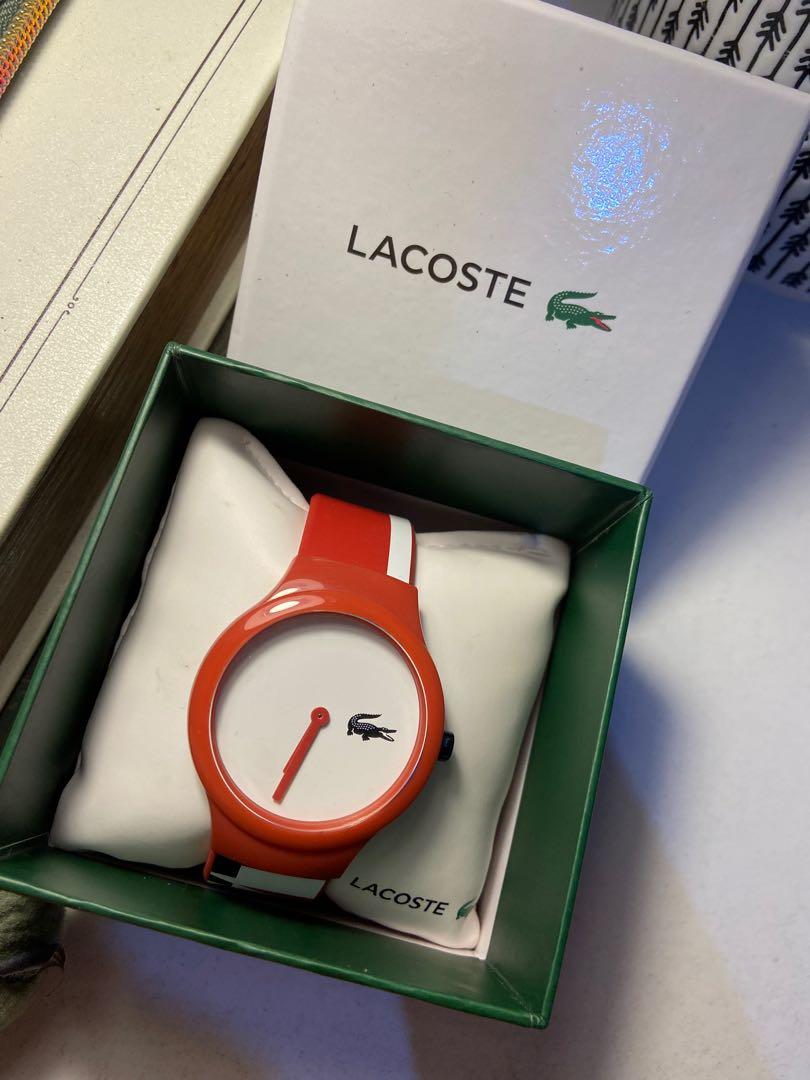 Lacoste Watch Red, Women's Fashion, Watches & Accessories, Watches on ...