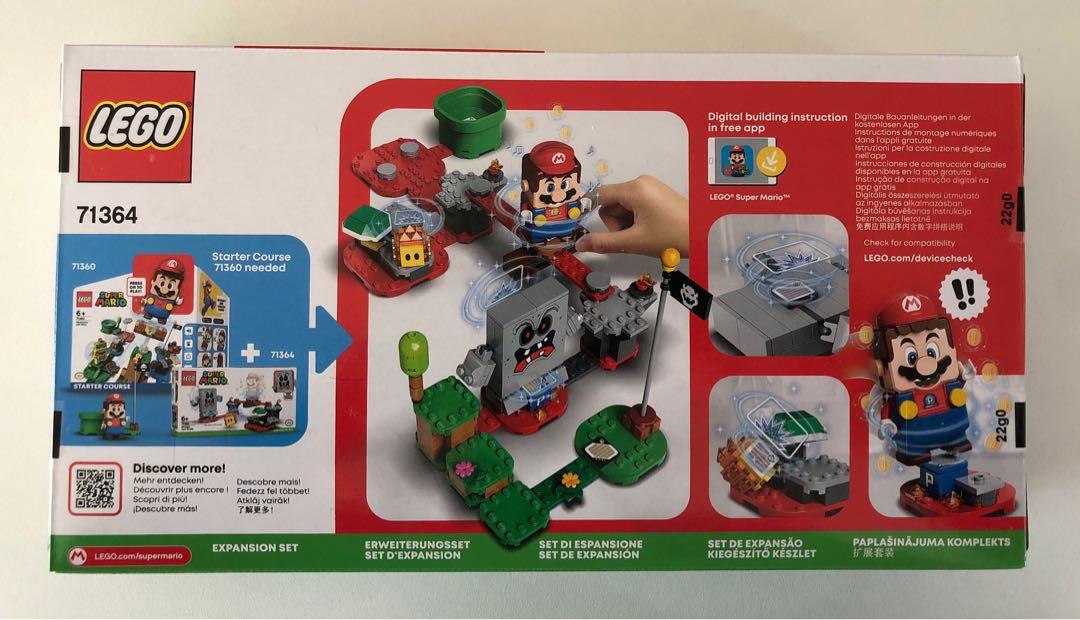 LEGO 71364 Super Mario Whomp’s Lava Trouble Expansion Set, 興趣及遊戲, 玩具 ...