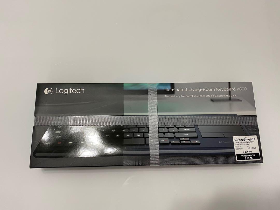 Logitech Illuminated Living Room Keyboard K830 Computers And Tech Parts And Accessories Computer 