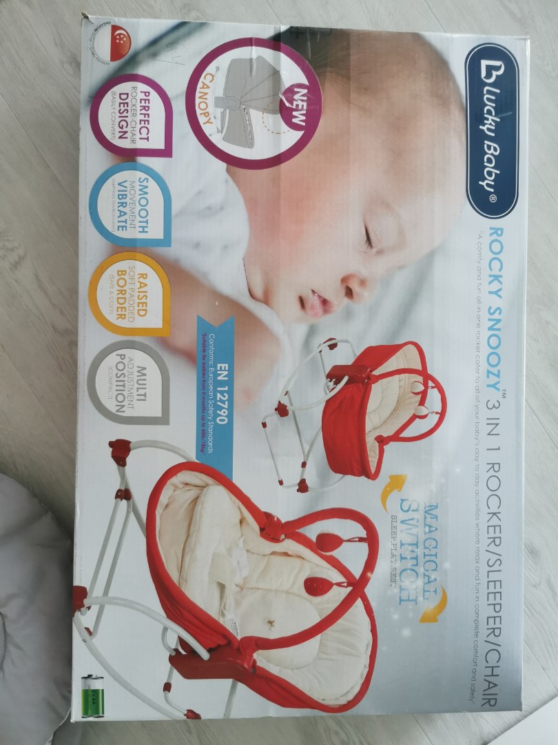 Lucky baby 3 in 1 rocker/sleeper/chair, Babies & Kids, Baby Nursery ...