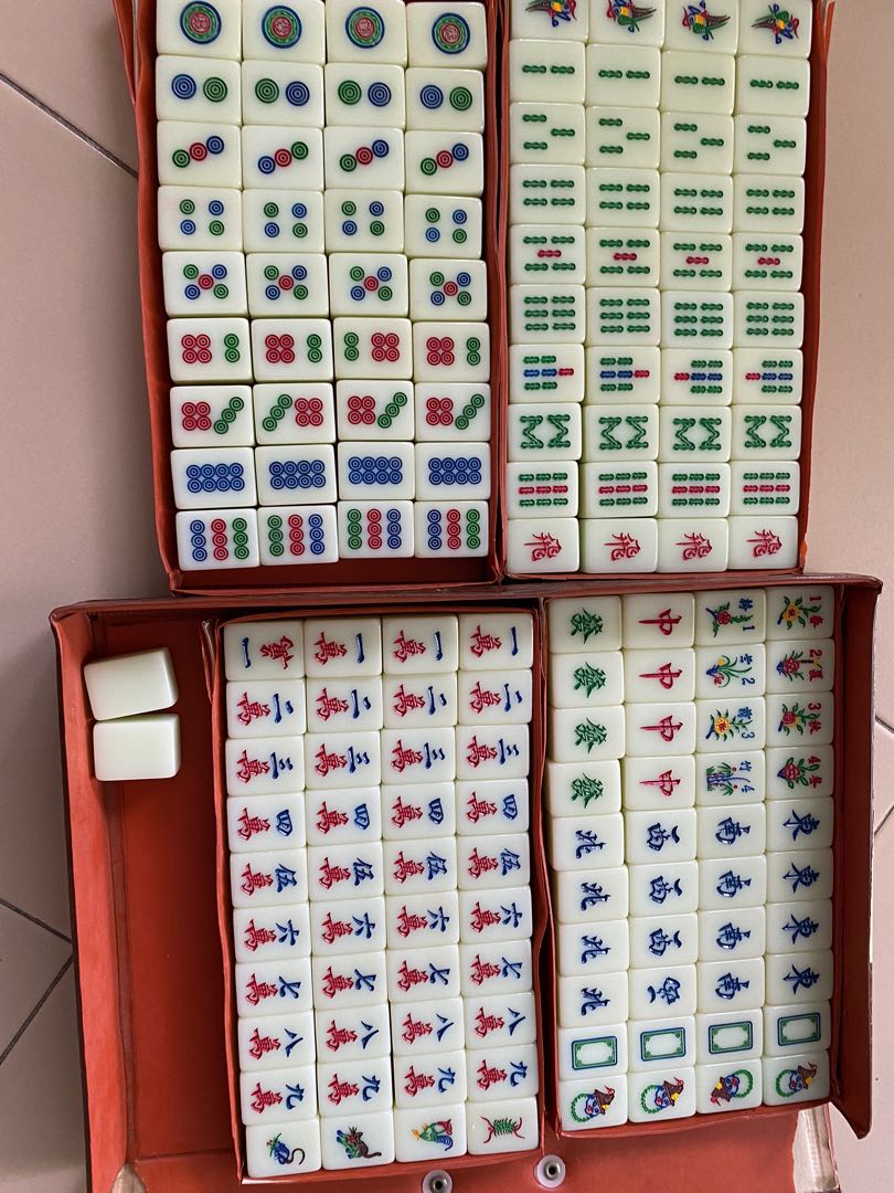 Mahjong full set, Hobbies & Toys, Toys & Games on Carousell