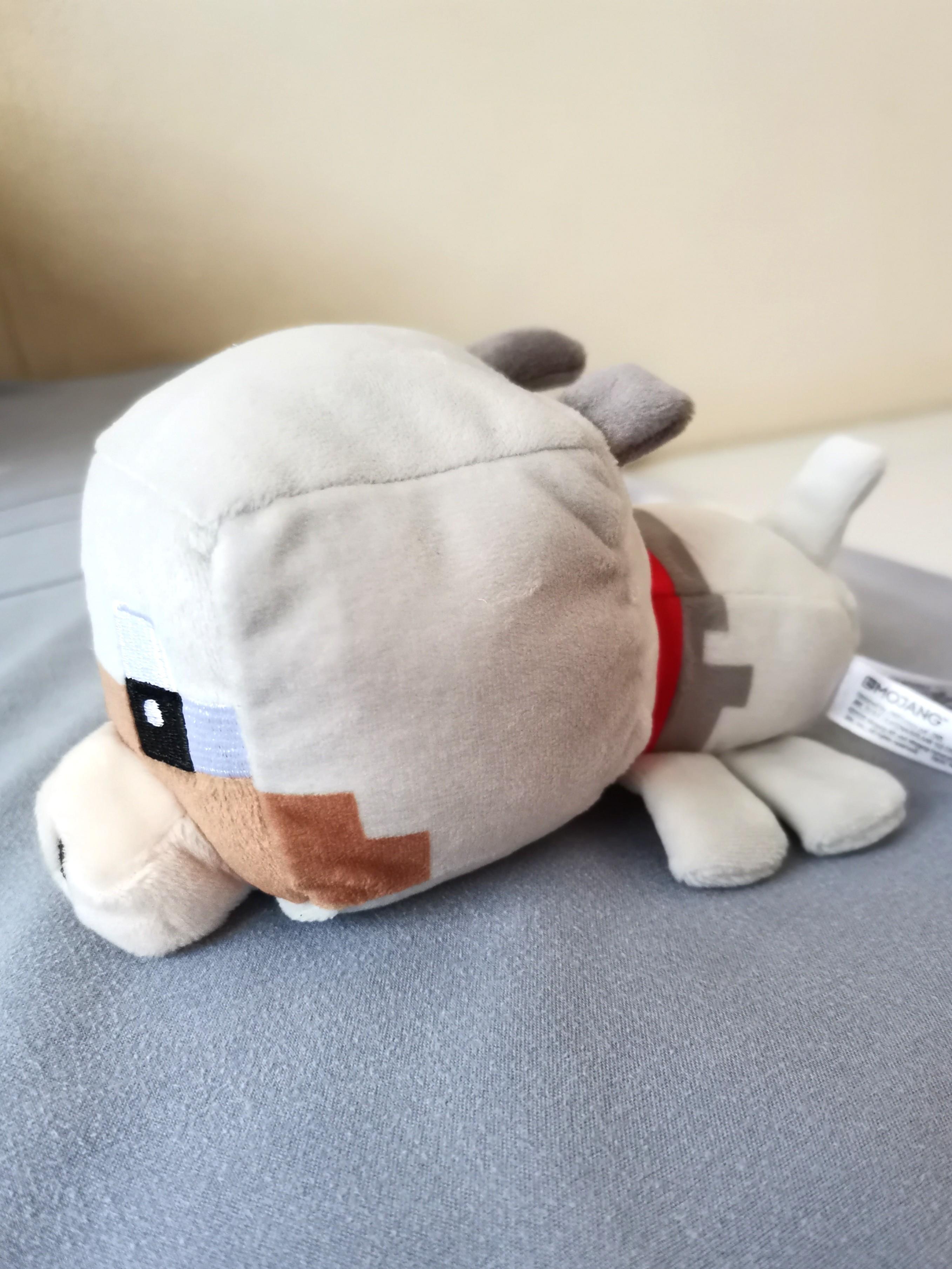 Minecraft Wolf Plush, Hobbies & Toys, Toys & Games on Carousell