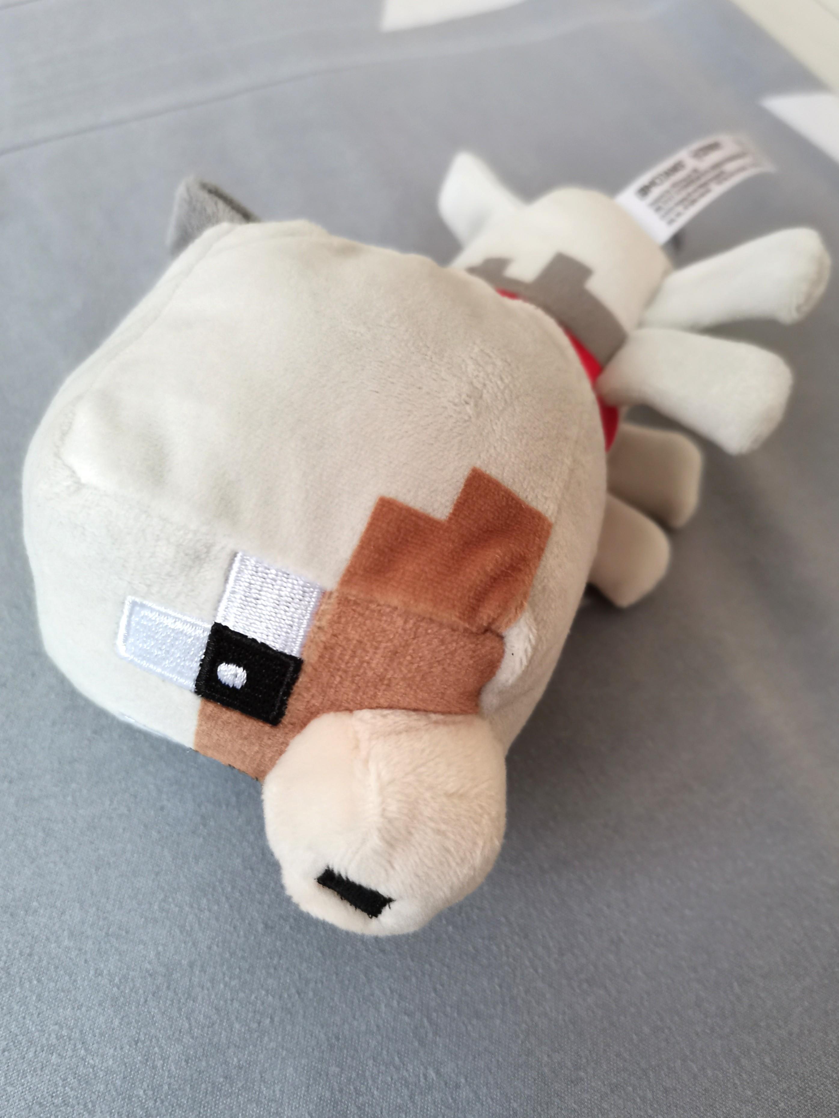 Minecraft Wolf Plush, Hobbies & Toys, Toys & Games on Carousell