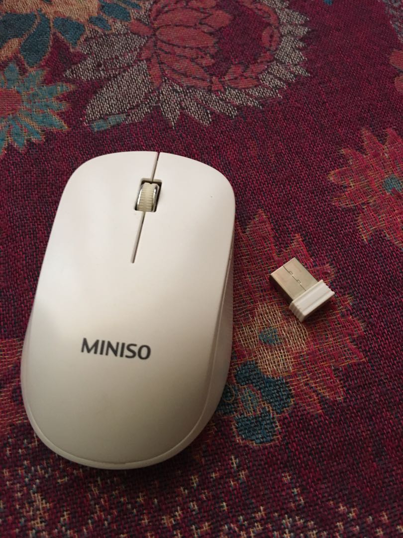 Miniso Mouse (Battery), Computers & Tech, Parts & Accessories, Mouse ...