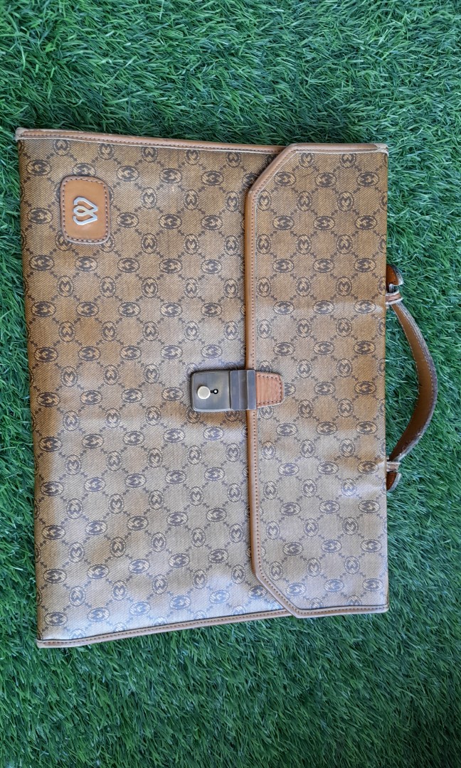 Morabito monogram vintage, Men's Fashion, Bags, Briefcases on Carousell