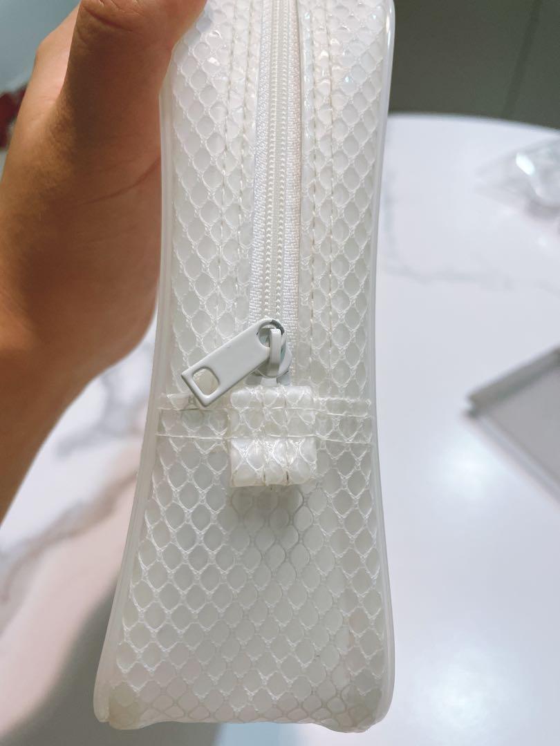 Muji Plastic Zipper Pouch, Women's Fashion, Bags & Wallets, Purses ...