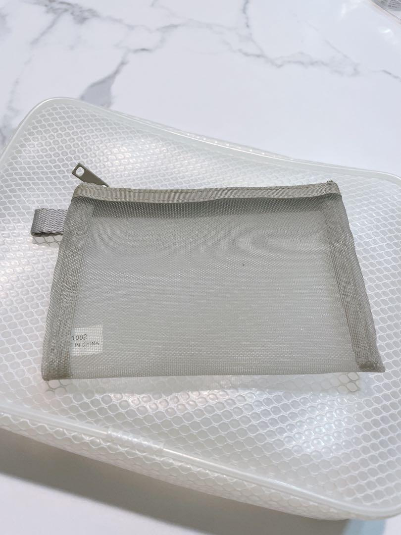 Muji Plastic Zipper Pouch, Women's Fashion, Bags & Wallets, Purses ...