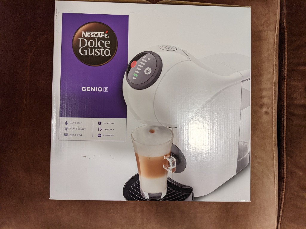 Nescafe Dolce Gusto Genio S Basic White Coffee Machine, TV & Home ...