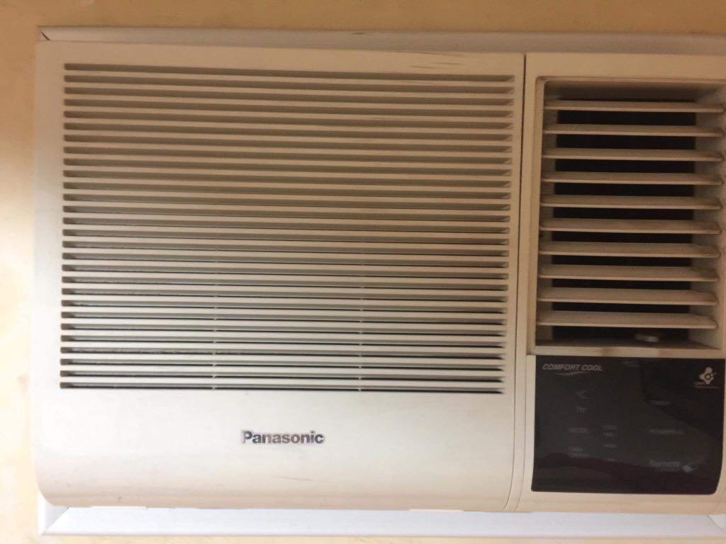 PANASONIC AC WINDOW TYPE 1.5Hp, TV & Home Appliances, Air Conditioning ...