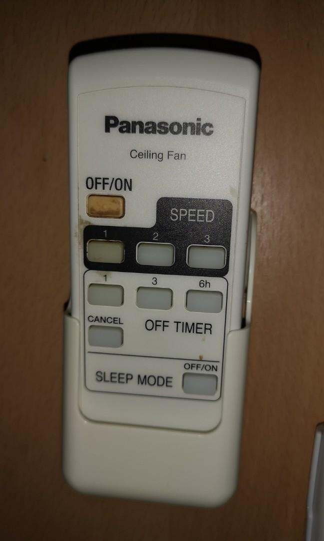 Panasonic Ceiling fan F-M14C8.., Furniture & Home Living, Lighting ...