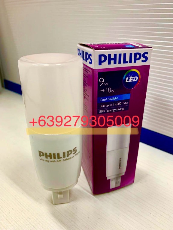Philips 9W LED ( light emitting diode )( 9-watt but brightness of 72 ...