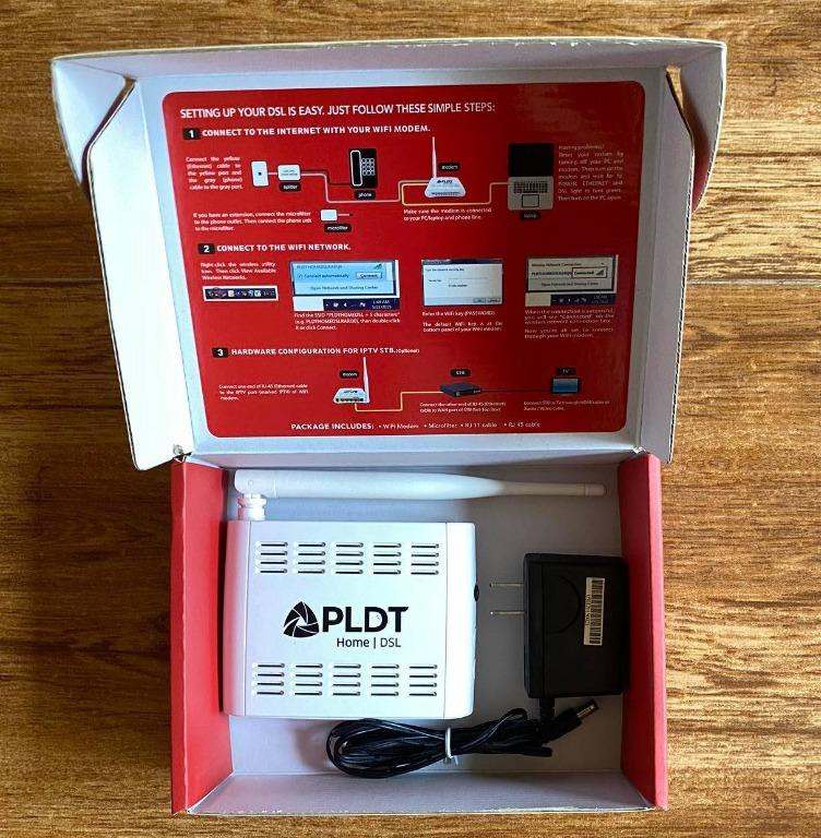 PLDT DSL WIFI Modem/Router, Computers & Tech, Parts & Accessories ...