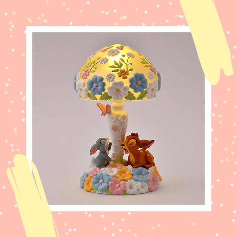 (PO) LIMITED EDITION Authentic Japan Disney Bambi and Thumper Flower ...
