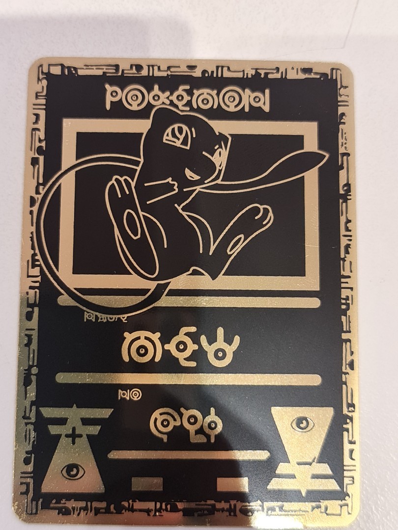 POKEMON ANCIENT MEW CUSTOM METAL CARD, Hobbies & Toys, Toys & Games on ...