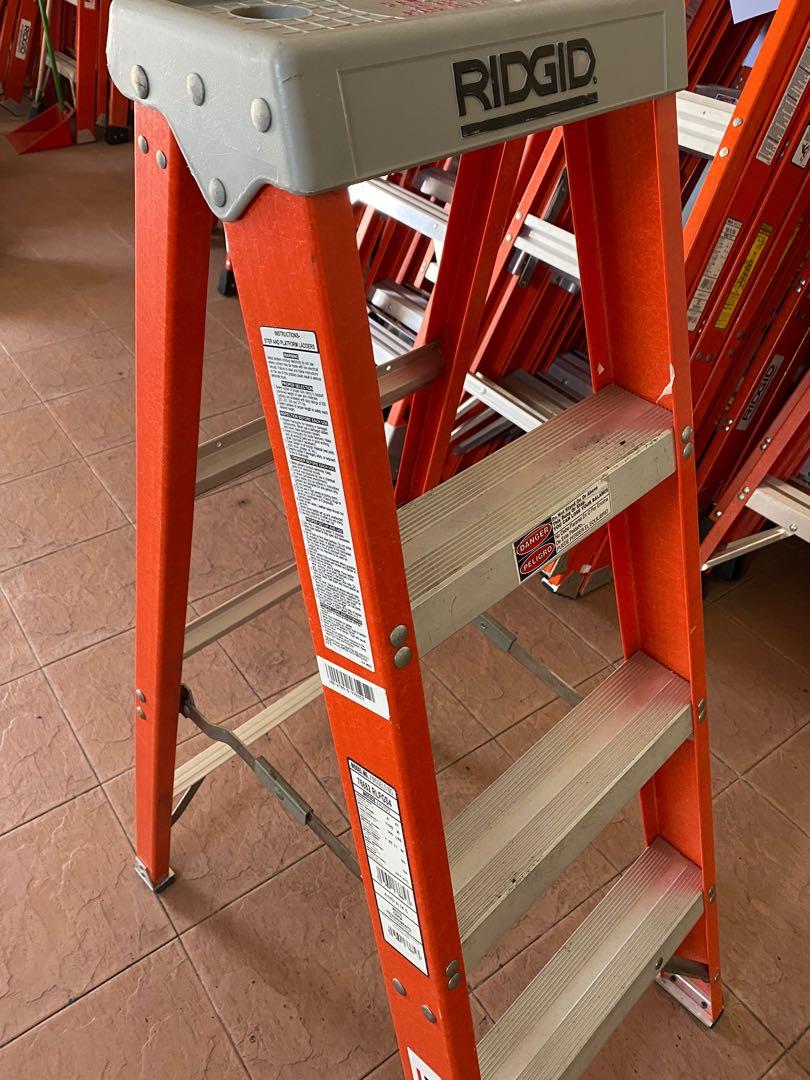 RIDGID 4 Step Ladder (4 FT), Everything Else on Carousell