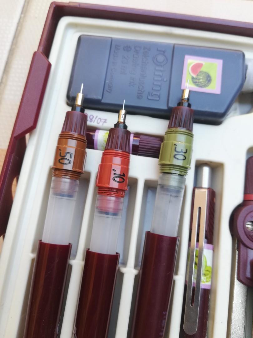 Rotring Technical Pen Set, Hobbies & Toys, Stationary & Craft, Craft ...