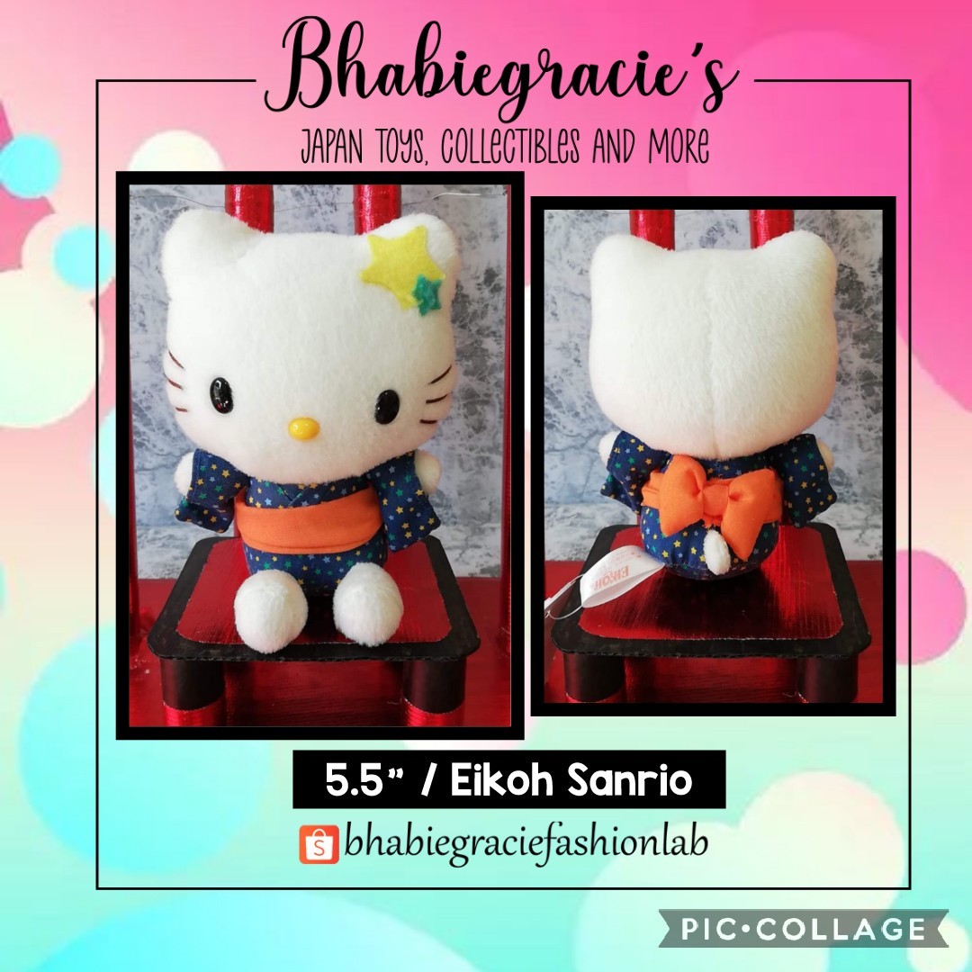 Sanrio Eikoh Hello Kitty in Kimono Outfit from Japan, Hobbies & Toys, Toys & Games on Carousell