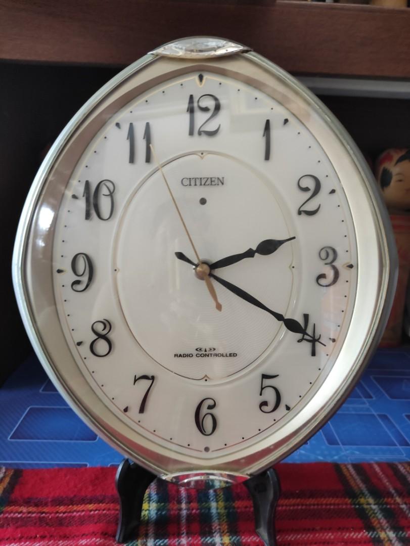Seiko Citizen Casio Atomic Radio Wave Controlled Wall Clock, Furniture ...