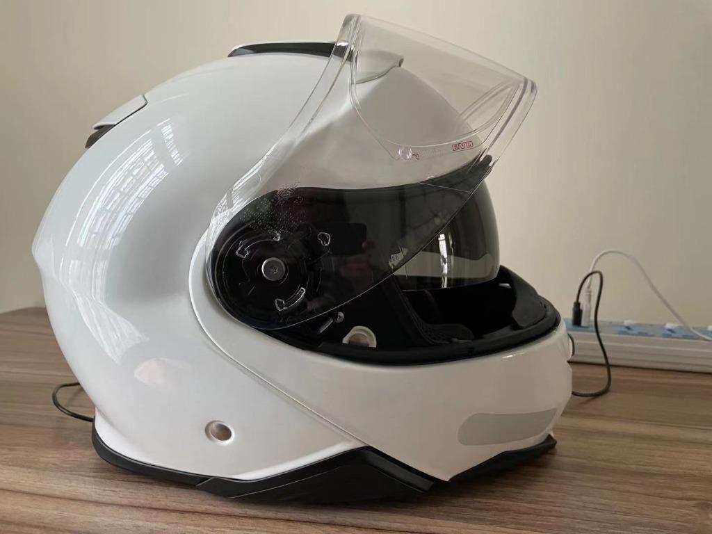 SHOEI NEOTEC 2 M With Bluetooth Headset, Motorcycles, Motorcycle ...